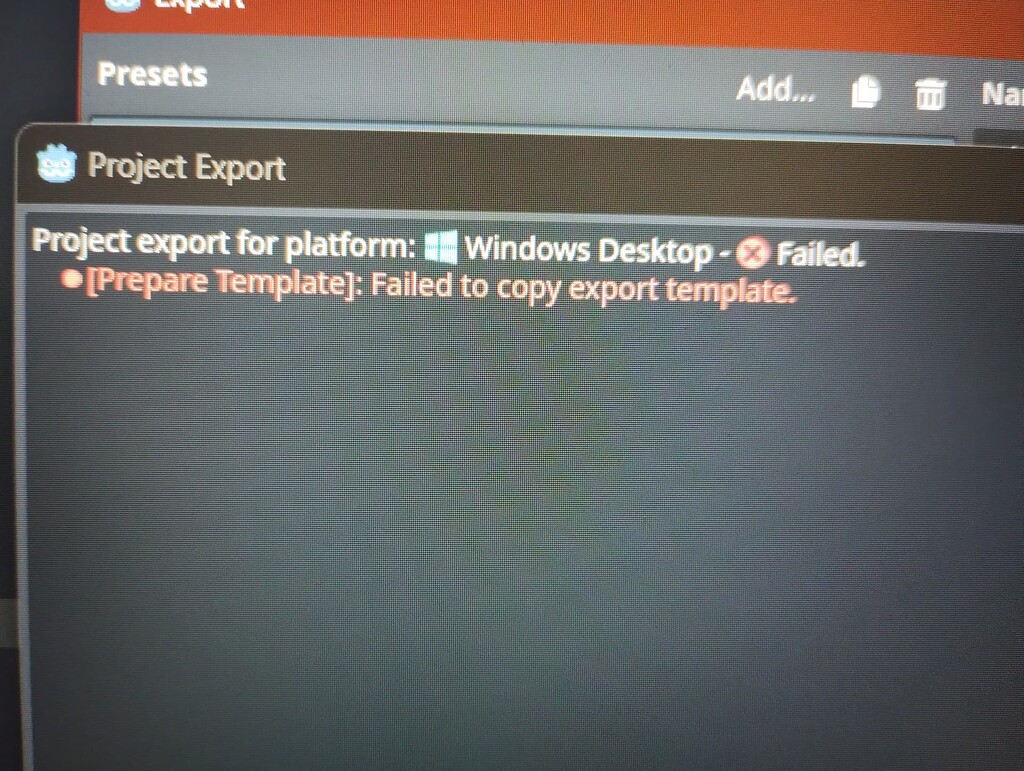 Exporting project - Help - Godot Forum