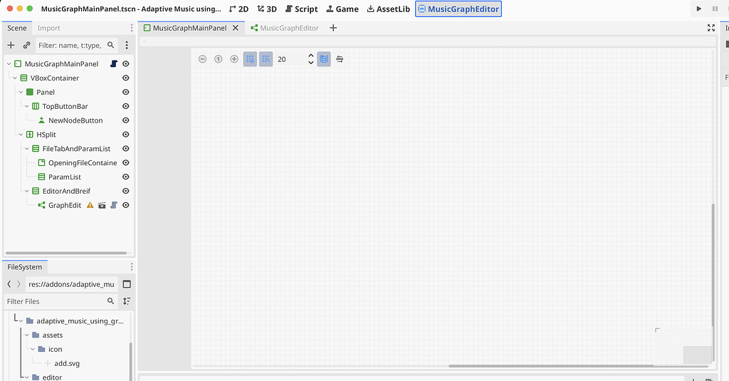 Making a Main Page Plugin following Godot Editor's Style (such as "2D ...