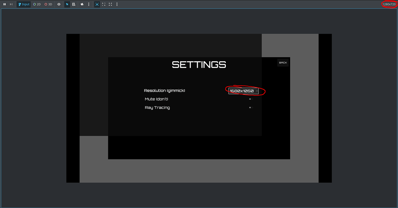 How to change in-game resolution? - Help - Godot Forum