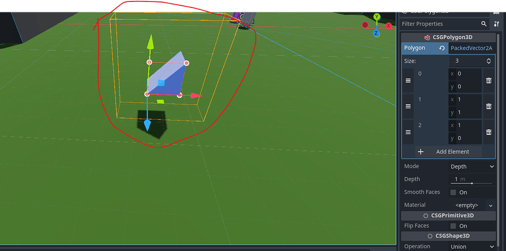 Issue with csgpolygon3d !!!! - Help - Godot Forum
