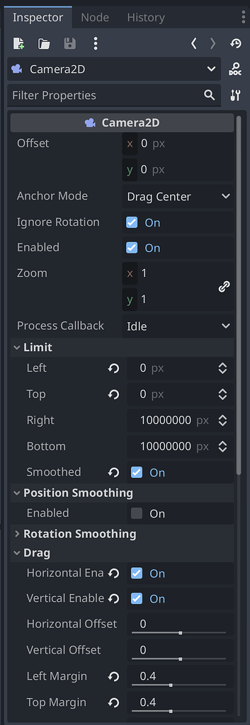 Issue with Camera2D starting point when margin is enabled - Help - Godot Forum