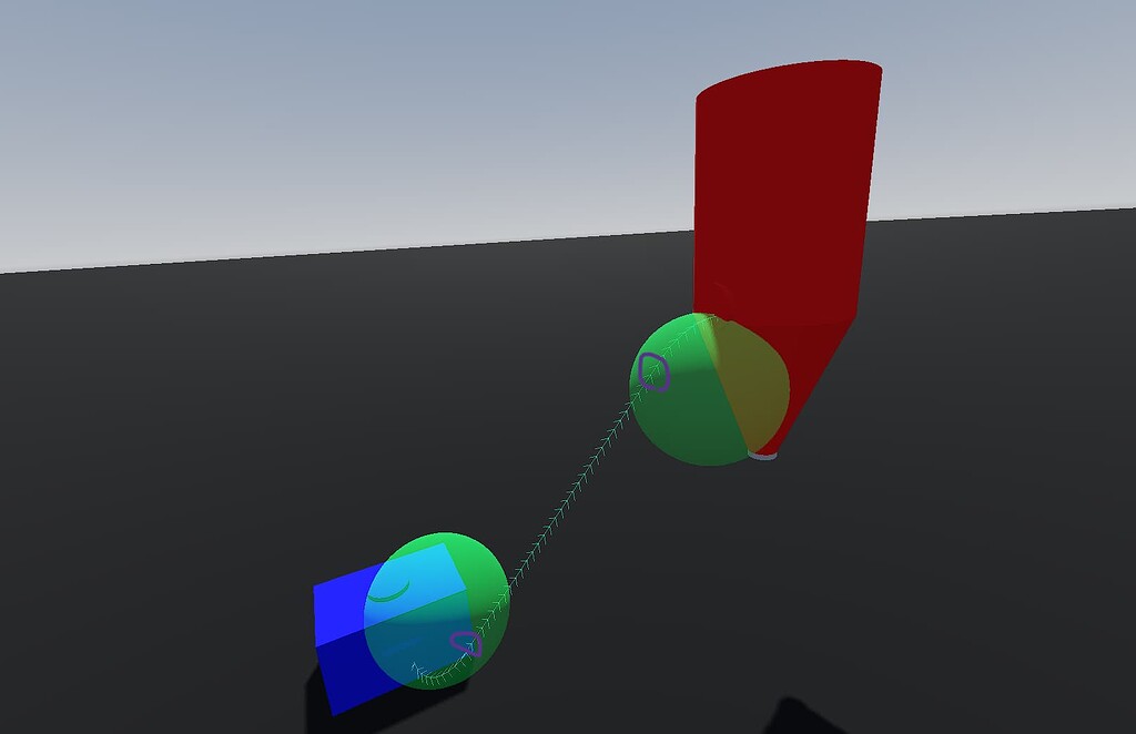 Calculate coincident between two spheres - Help - Godot Forum