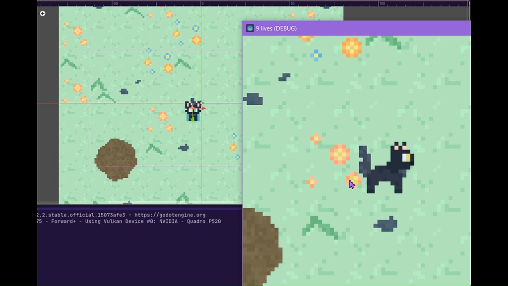 My Character Goes Under The Tilemap When Going On The Top Half Of The Game Help Godot Forum