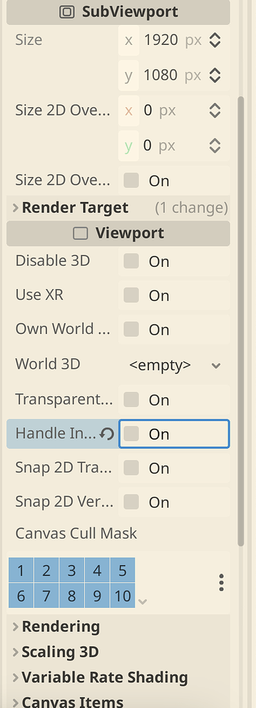 When using 3d nodes as child of subviewport, how to get the input_events? - Help - Godot Forum