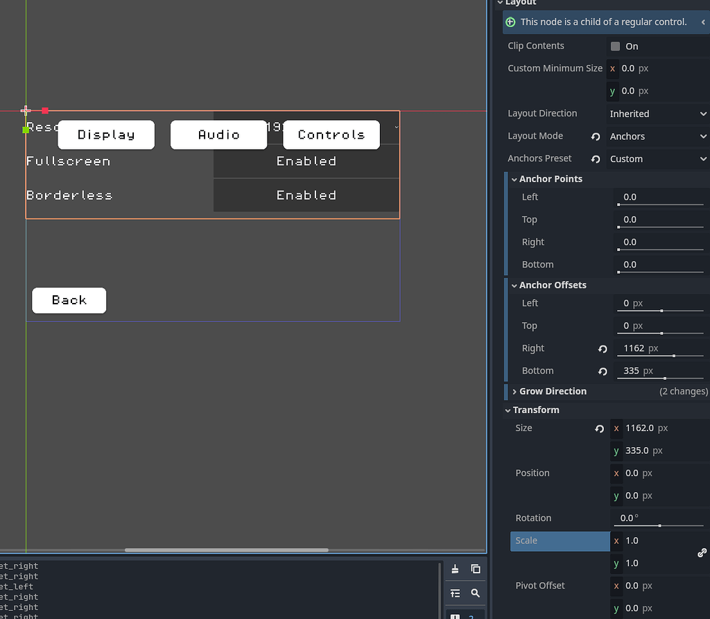 Having trouble with UI sizing and custom anchors - Help - Godot Forum