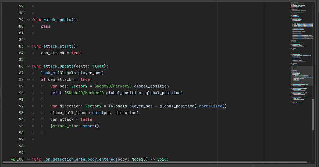 Why are my projectiles appearing offset from my enemy? - Programming - Godot Forum