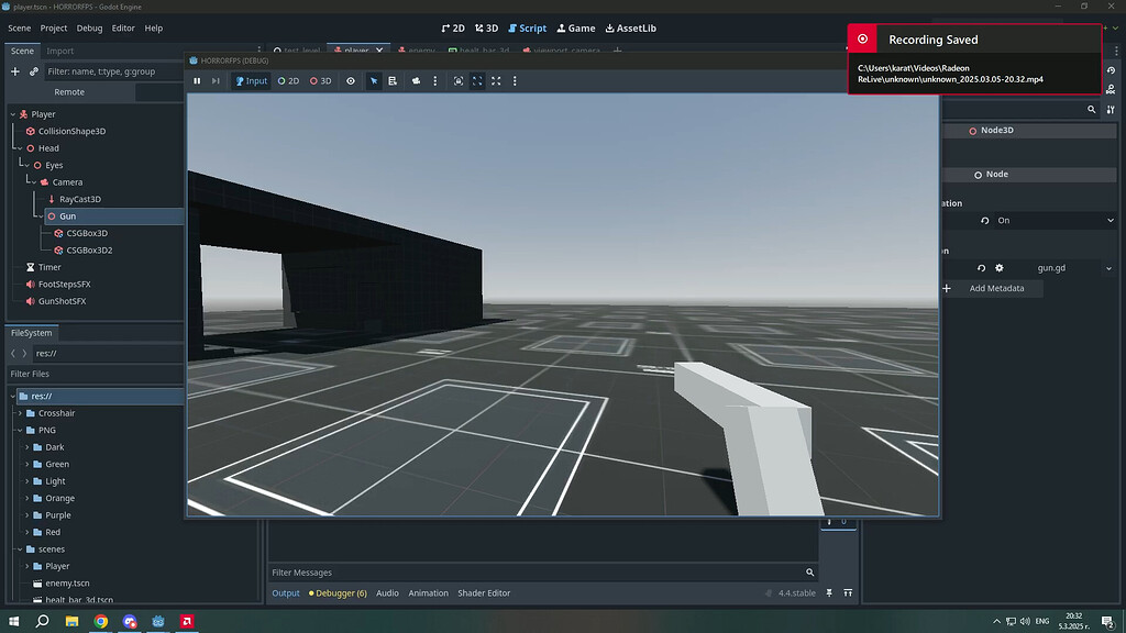Physics interpolation problems with gun - Help - Godot Forum