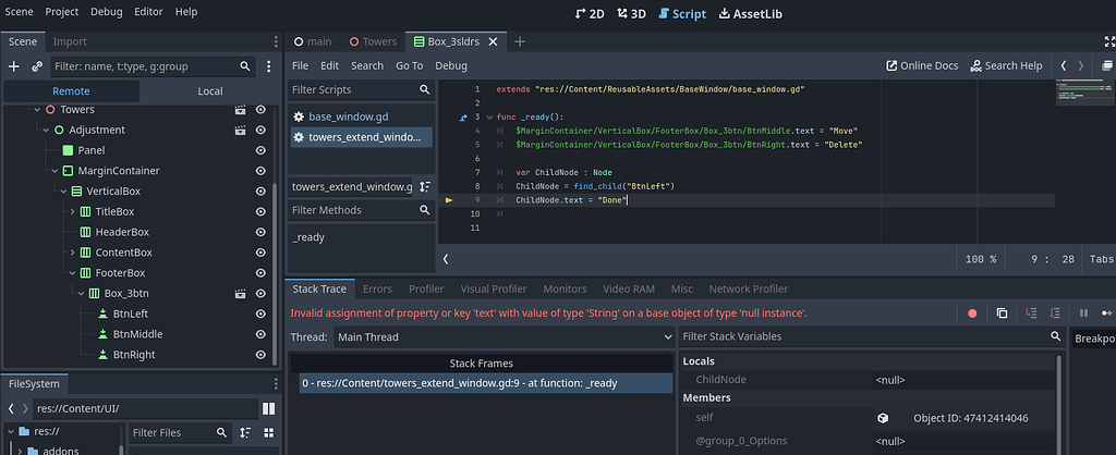 How to find a child in the tree, with flexible added nodes, using ...