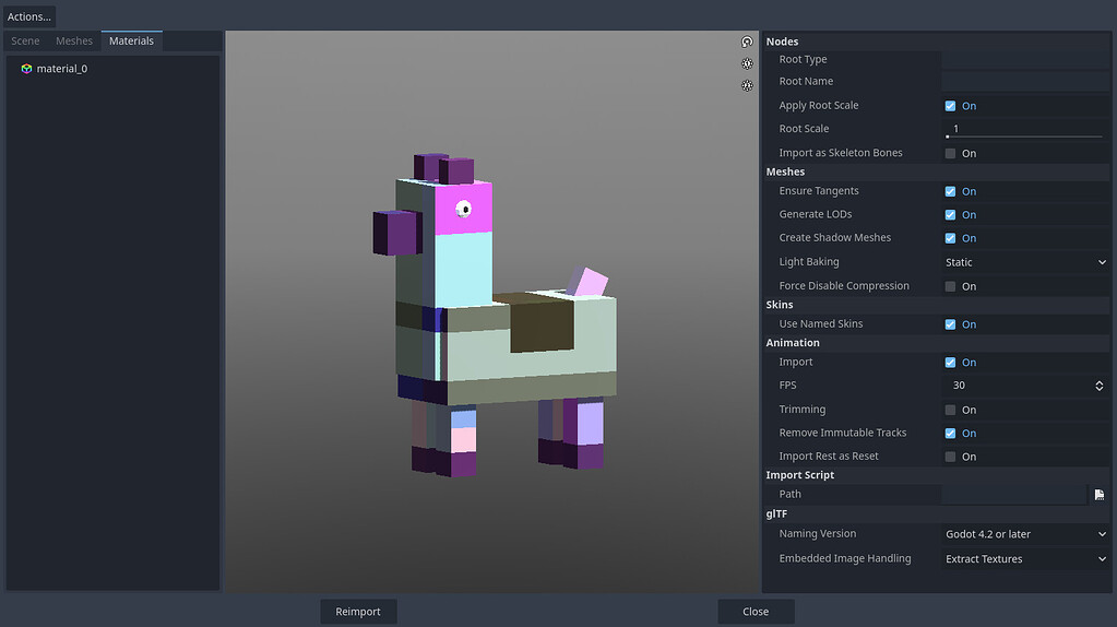 Blockbench to Godot texture problem - Help - Godot Forum