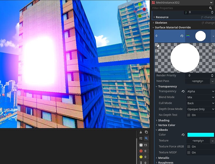 Transparent objects and textures disappear when using spatial shader ...