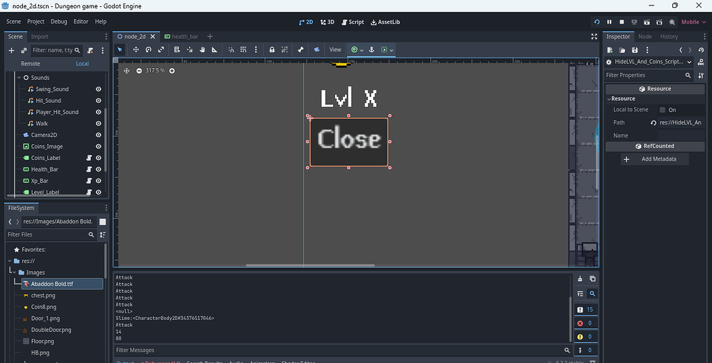 Button text is blurry - Help - Godot Forum