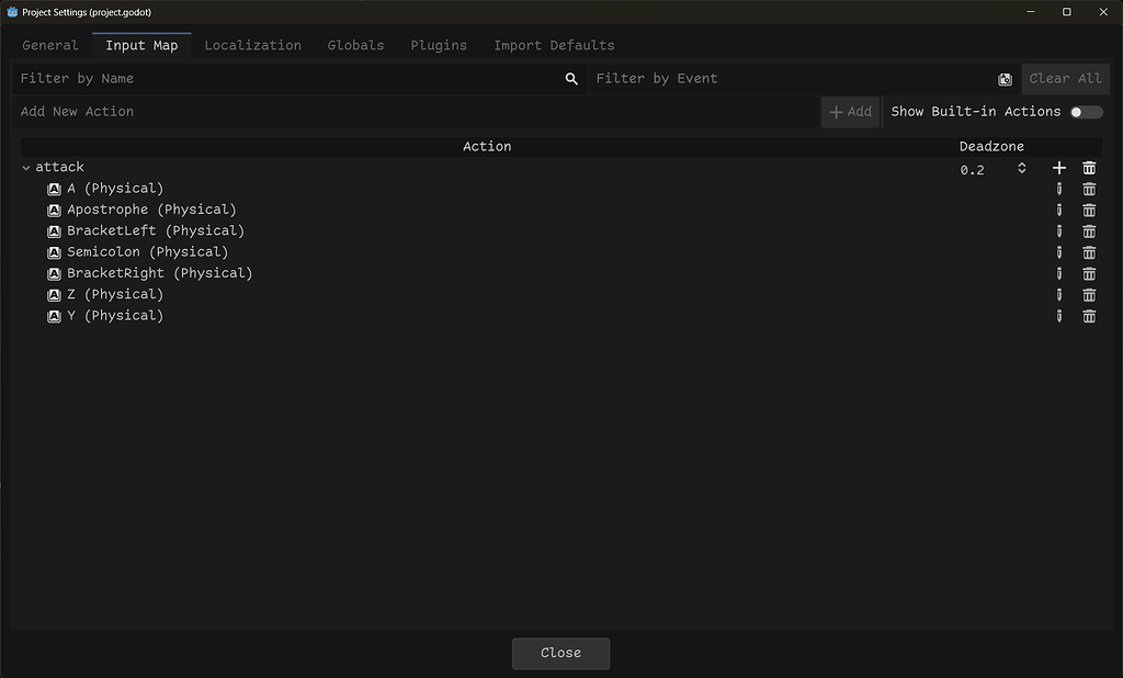 InputEventKey.as_text_key_label() returns (Unset) - Help - Godot Forum