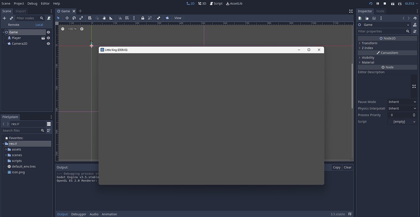 My player character not showing up when i hit play - Help - Godot Forum