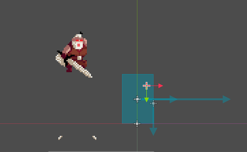 How to have the hitbox and character centre change when an animation is playing? - Animation ...
