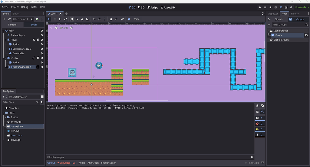 Area2D Collision Not Working - Help - Godot Forum