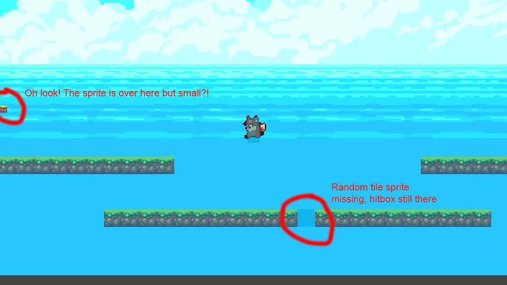 Tilemap Sprites Breaking After Adding A Parallaxbackground Animation Godot Forum