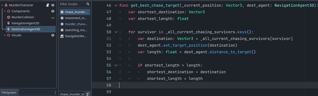 How to get length of the path of a NavigationAgent between point without setting it as target ...