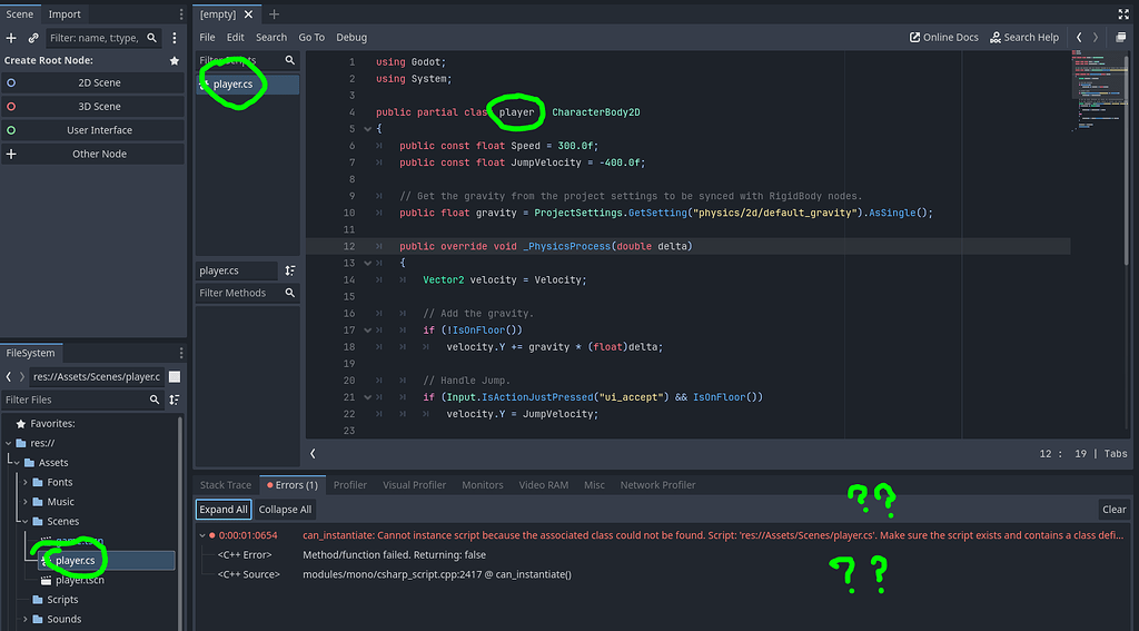 Issue With C Script Instantiation In Godot 4 2 2 Programming Godot Forum