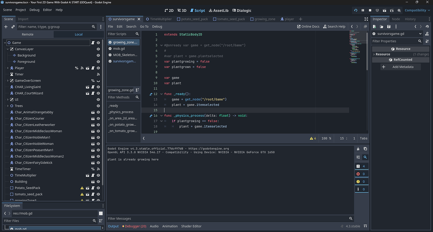 Getting "null" errors but the path is correct and used identically in other places - Programming ...