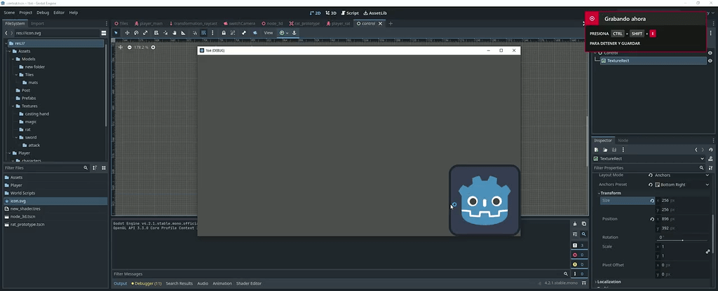 Allowing Control to be resized while keeping it in the corner? - UI - Godot Forum