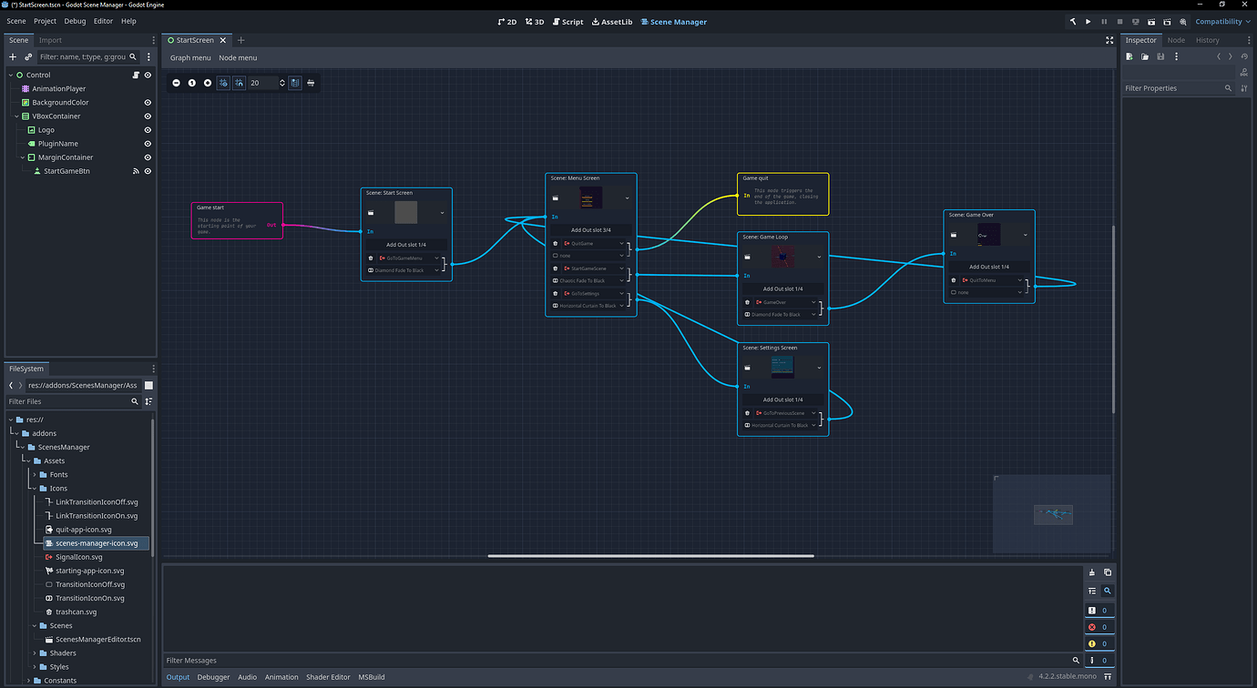 Introducing the Scene Manager Plugin for Godot! - Plugins - Godot Forum