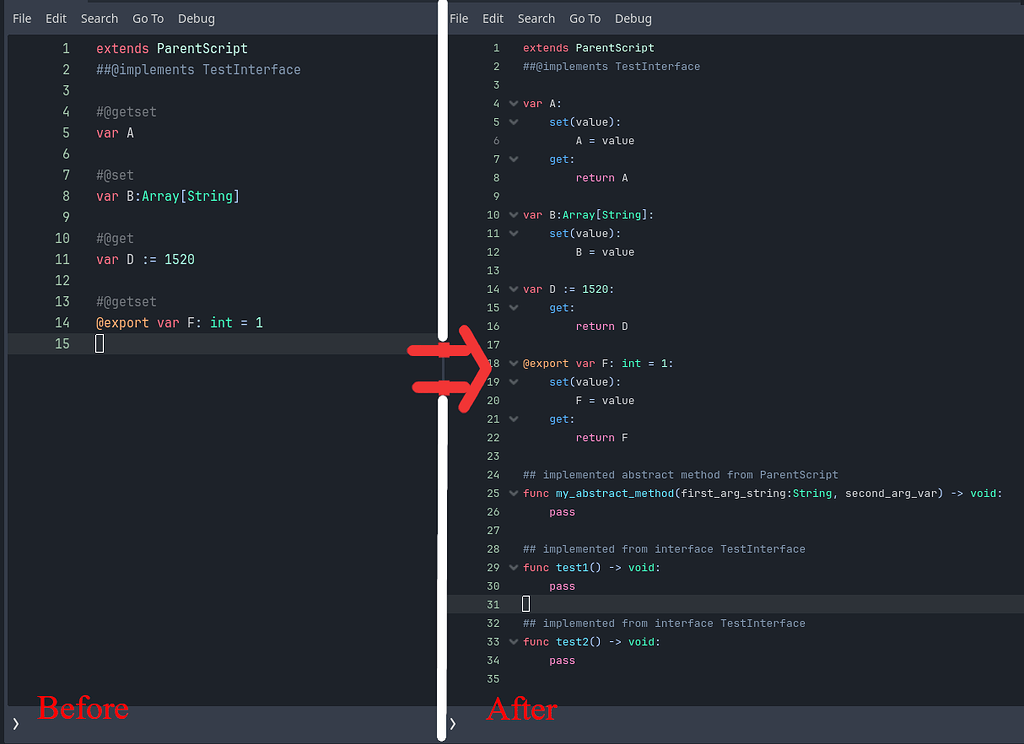 Token based plugin for speed up gdscript programming - Applications - Godot Forum