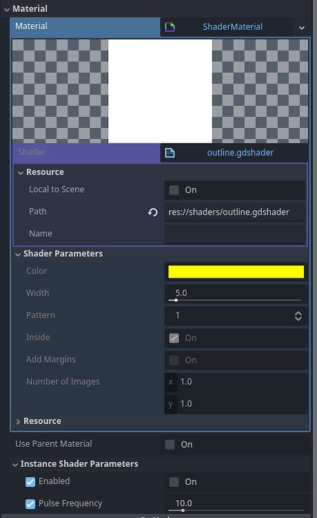 Shader not working on all sprites in web export - Shaders - Godot Forum