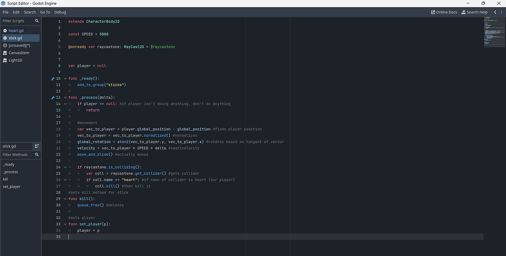 Enemy not killing player - Godot 3 to godot 4 - Programming - Godot Forum