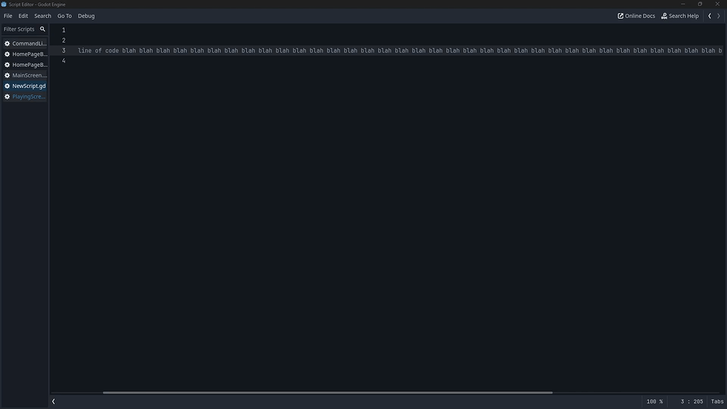 How To Stop Godot Moving The Edge Of The Code Editor With The Cursor Like In 4.3? (Video) - Help ...