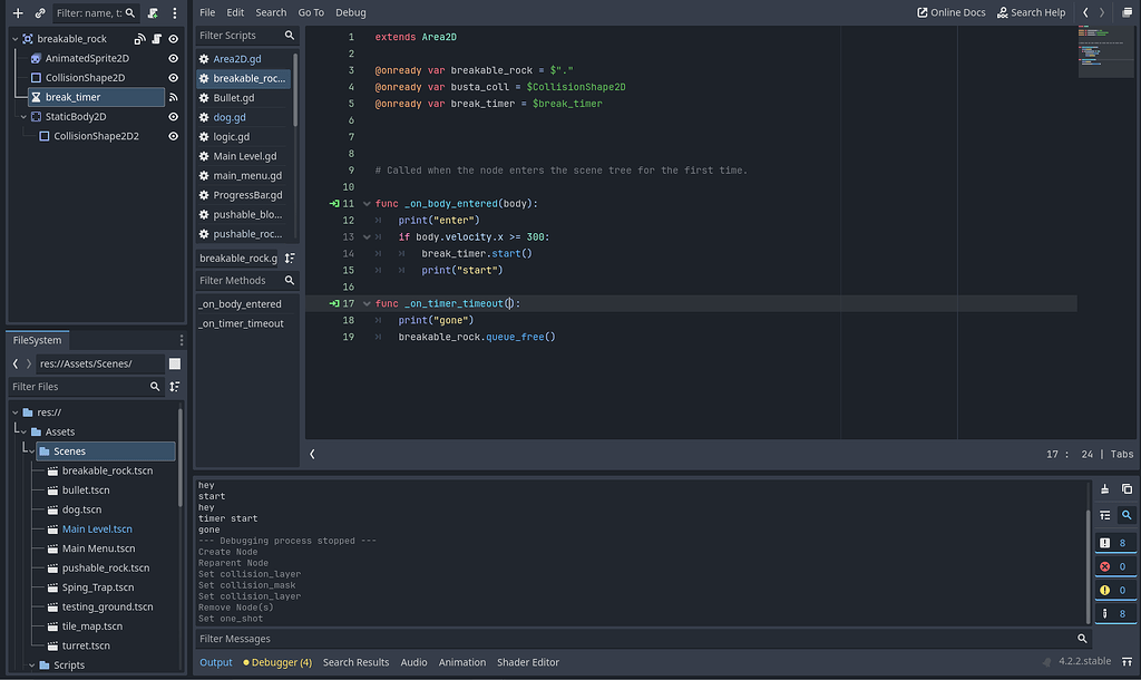 Timer is trigger the is_in_group in another script despite it never being told too - Help ...