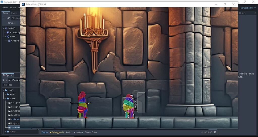 How To make the enemy detect the player and attack . Also how to make these attack collisions ...