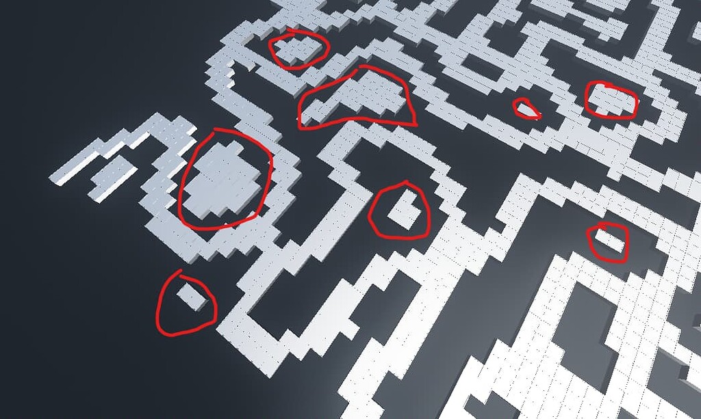 How would I go around identifying "islands" of a noise generated map? - Programming - Godot Forum