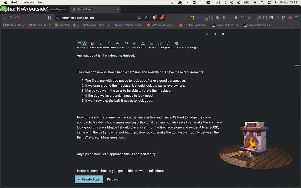 Camera for Desktop Pet Game - Help - Godot Forum