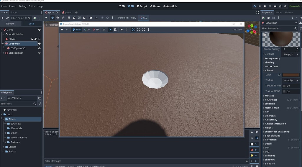 CSG box/mesh material - Shaders - Godot Forum