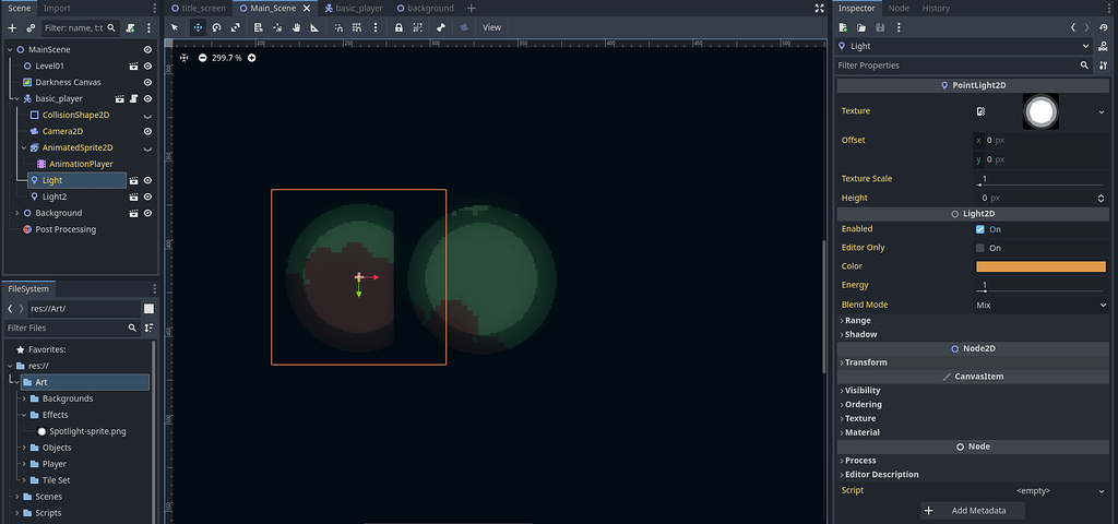 2D Light Textures Clashing - I have it on Mix mode! - Help - Godot Forum