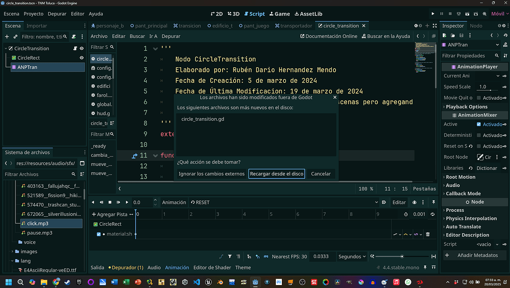 "Externally edited" file warning - Help - Godot Forum