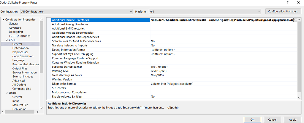 How to set up Visual Studio for GDNative environment? - Programming - Godot Forum