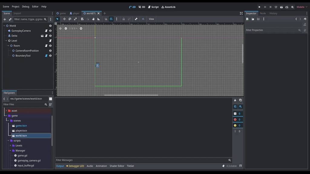 Parameter Editedlayer Is Null Problem Programming Godot Forum