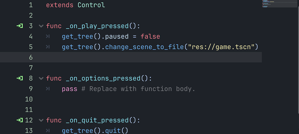 Main menu scene transition not working - Help - Godot Forum