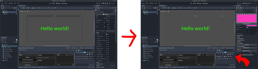 Theming Window nodes (border and content background colors) - Help - Godot Forum
