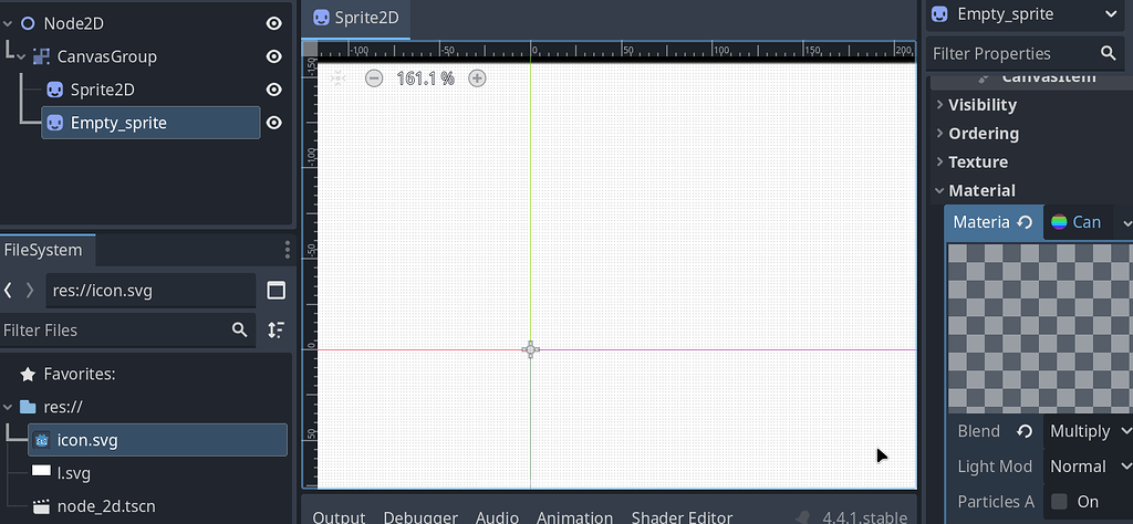 Dot pattern with CanvasGroup - Shaders - Godot Forum