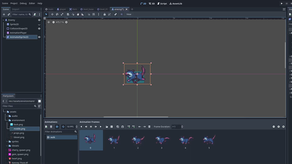 Sprite2D does not play properly with AnimationPlayer - Help - Godot Forum