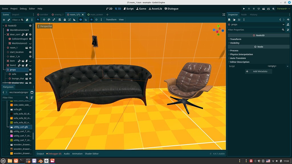 Objects showing incorrectly in game and correctly on editor - Help - Godot Forum