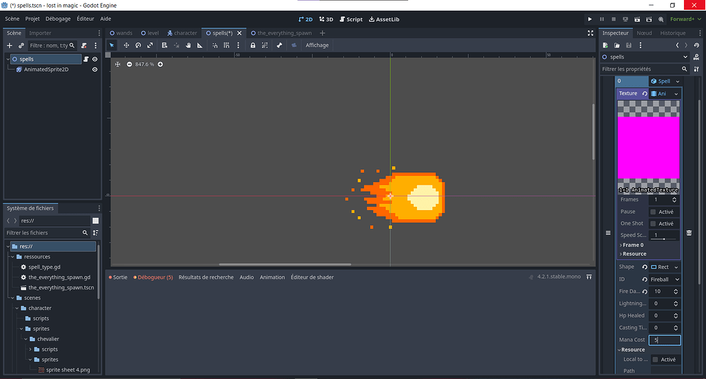 How to use arrays to stock different info (hitbox,sprite sheet/animations) - Programming - Godot ...