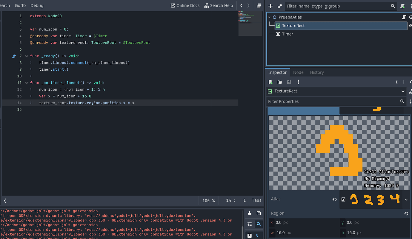 How to get AnimatedSprite2D to change 1 frame per key press - Animation - Godot Forum