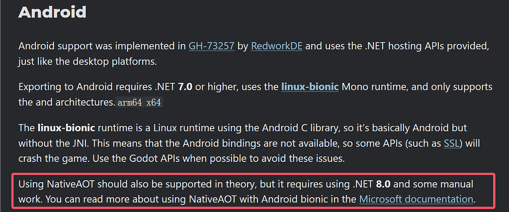 How to use NativeAOT with Godot C# on Android - Help - Godot Forum