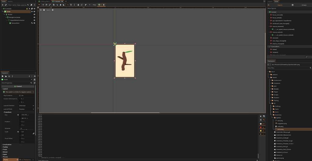Onmouseentered And Exit Not Working Ui Ui Godot Forum