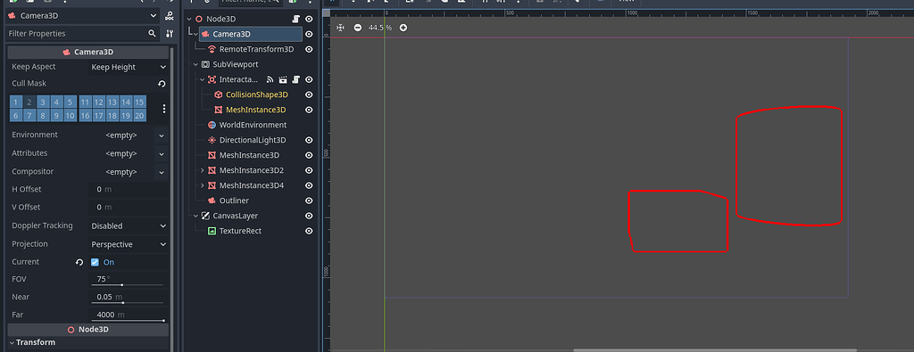 Per object outline shader / viewport troubles - Shaders - Godot Forum
