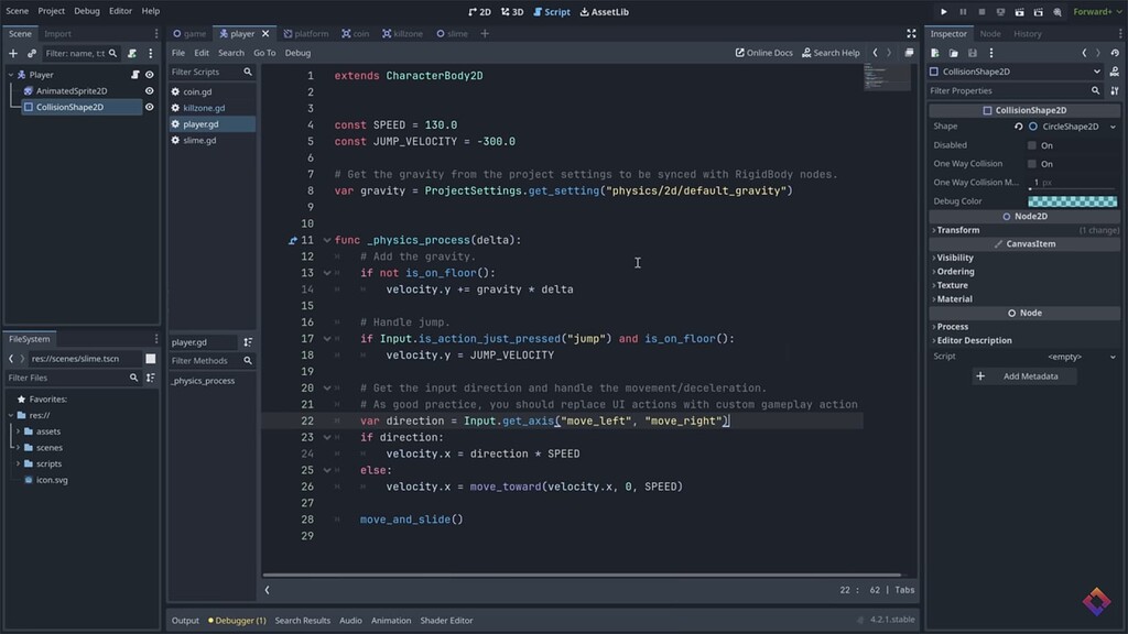 Key binding not working (Godot 4.3.stable) - Programming - Godot Forum