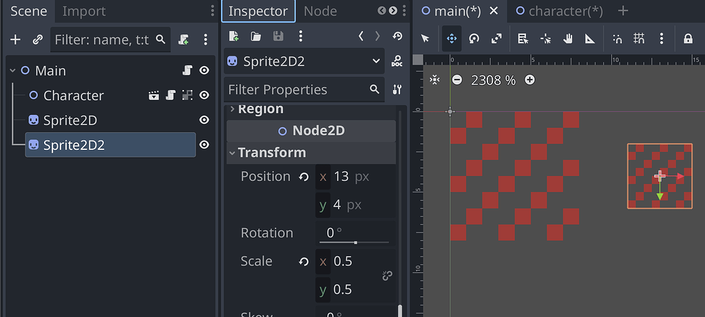 Nearest neighbor sprite scaling - Help - Godot Forum